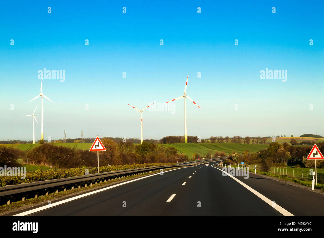 Empty lane on german highway hi-res stock photography and images - Alamy