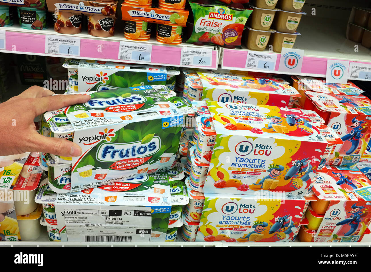 Yoplait yogurt hi-res stock photography and images - Alamy