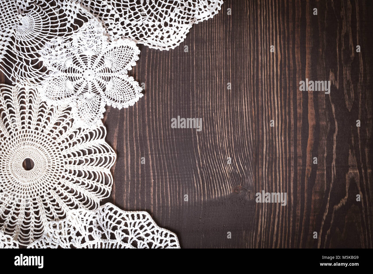 Vintage White Lace Background