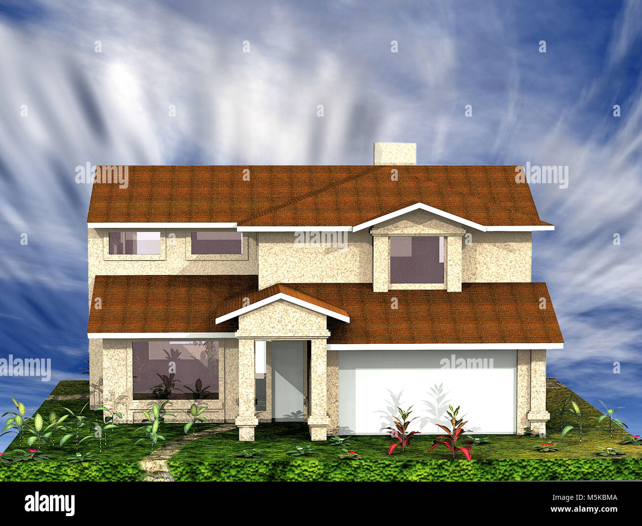 a very modern house Stock Photo - Alamy