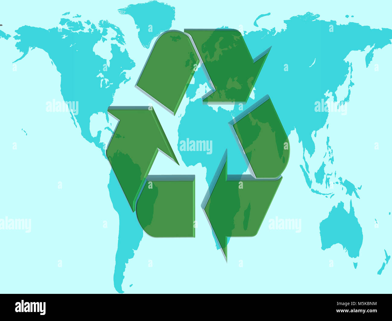 Earth and recycling Stock Photo - Alamy