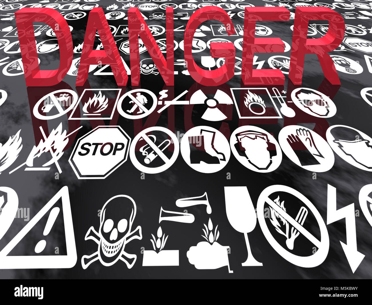 danger and symbol Stock Photo - Alamy