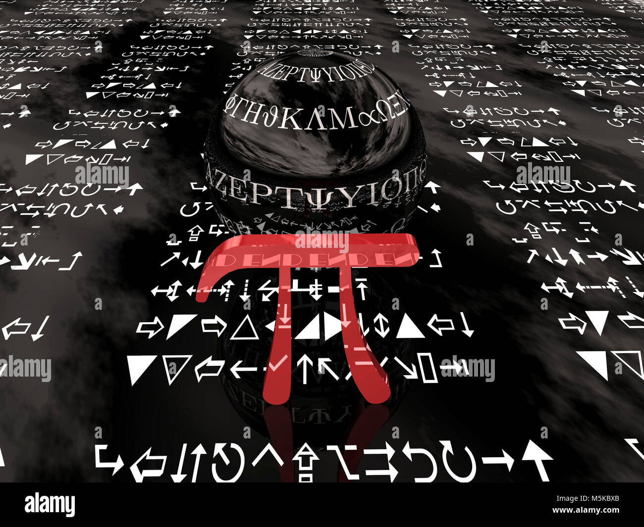 the symbol pi Stock Photo - Alamy