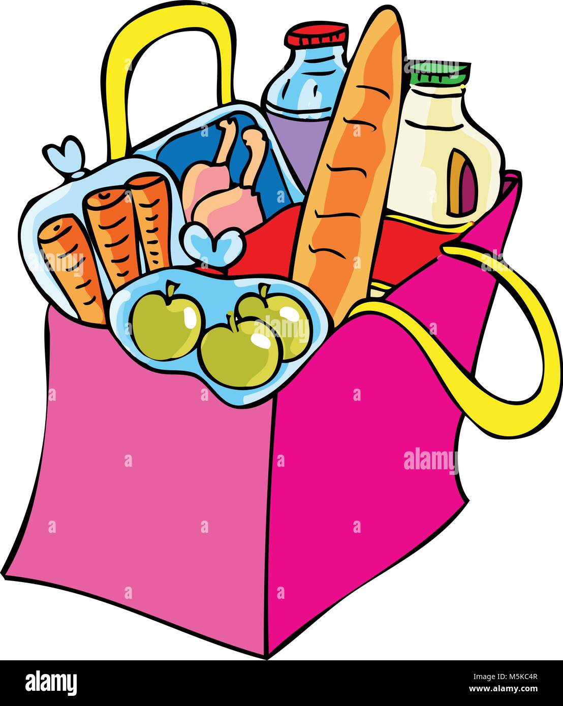 Cartoon Groceries