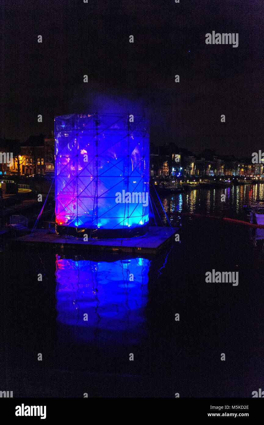 Rotating Flame at the 2018 Ghent Light Festival Stock Photo - Alamy