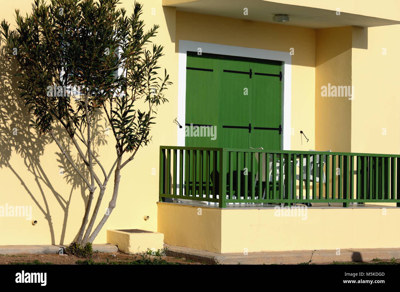 Cosy terrace on the coast of Cyprus Stock Photo - Alamy