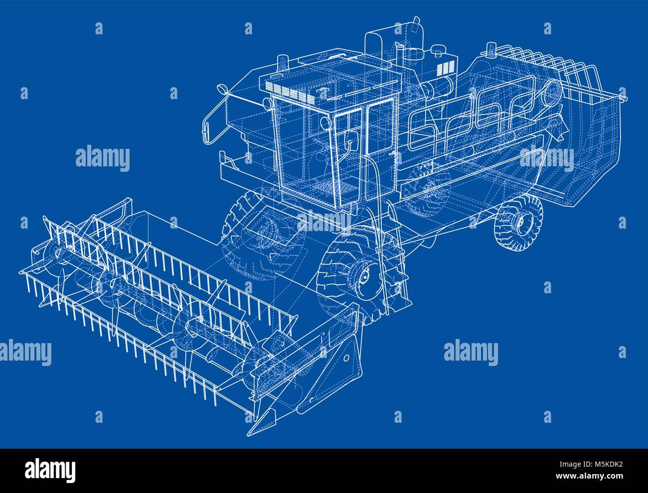 Combine Harvester Diagram