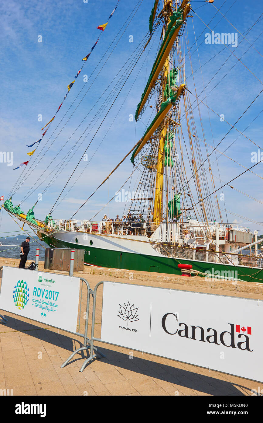 Alexander Von Humboldt II a German sailing ship, Tall Ships Regatta ...