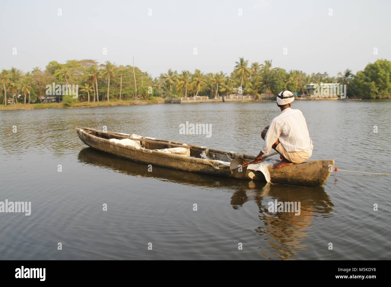 Kerala backwater fishing hi-res stock photography and images - Alamy
