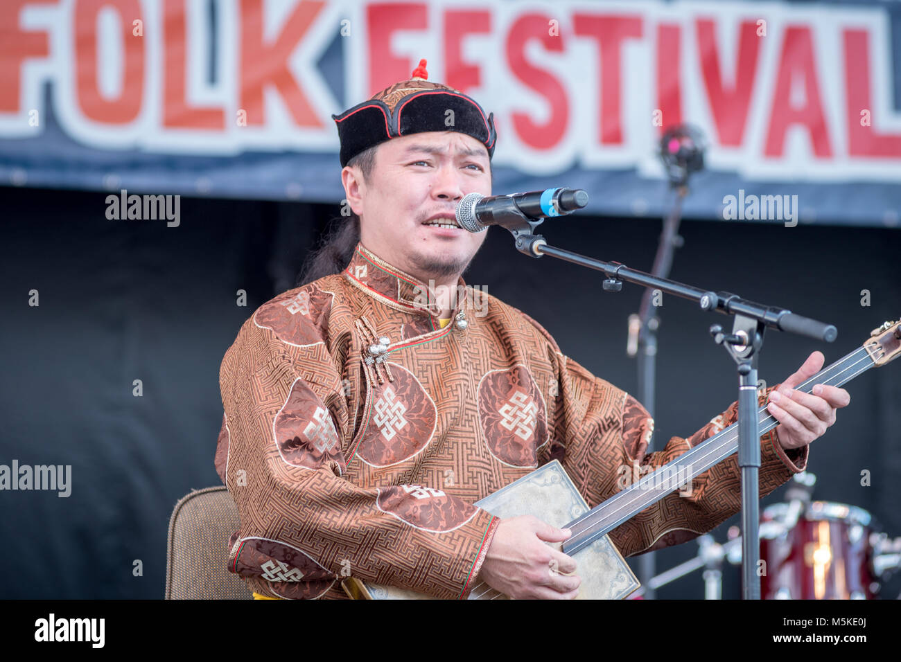 Traditional throat singing performance hi-res stock photography and ...