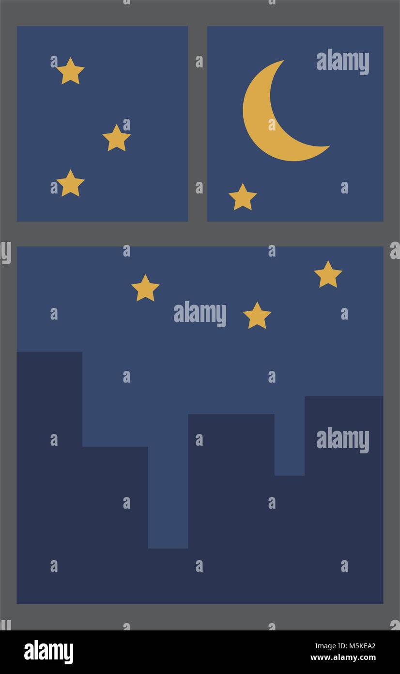 Window office sunset Stock Vector Images - Alamy