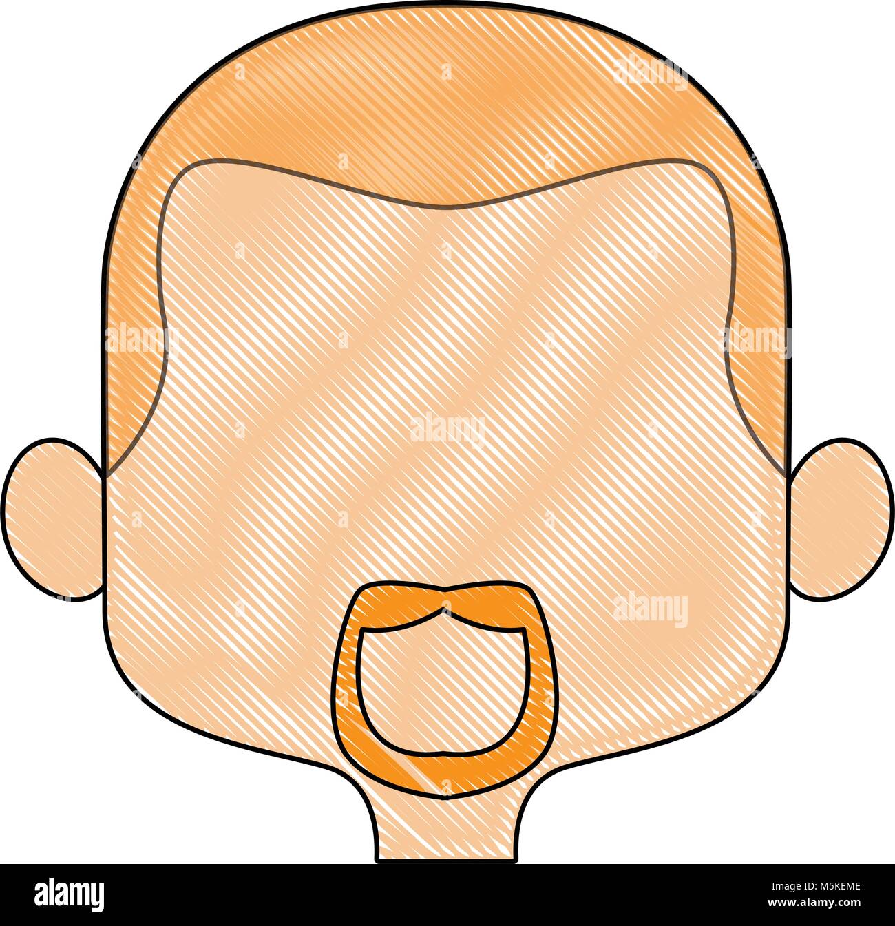cartoon man face avatar character male cute Stock Vector Image & Art ...