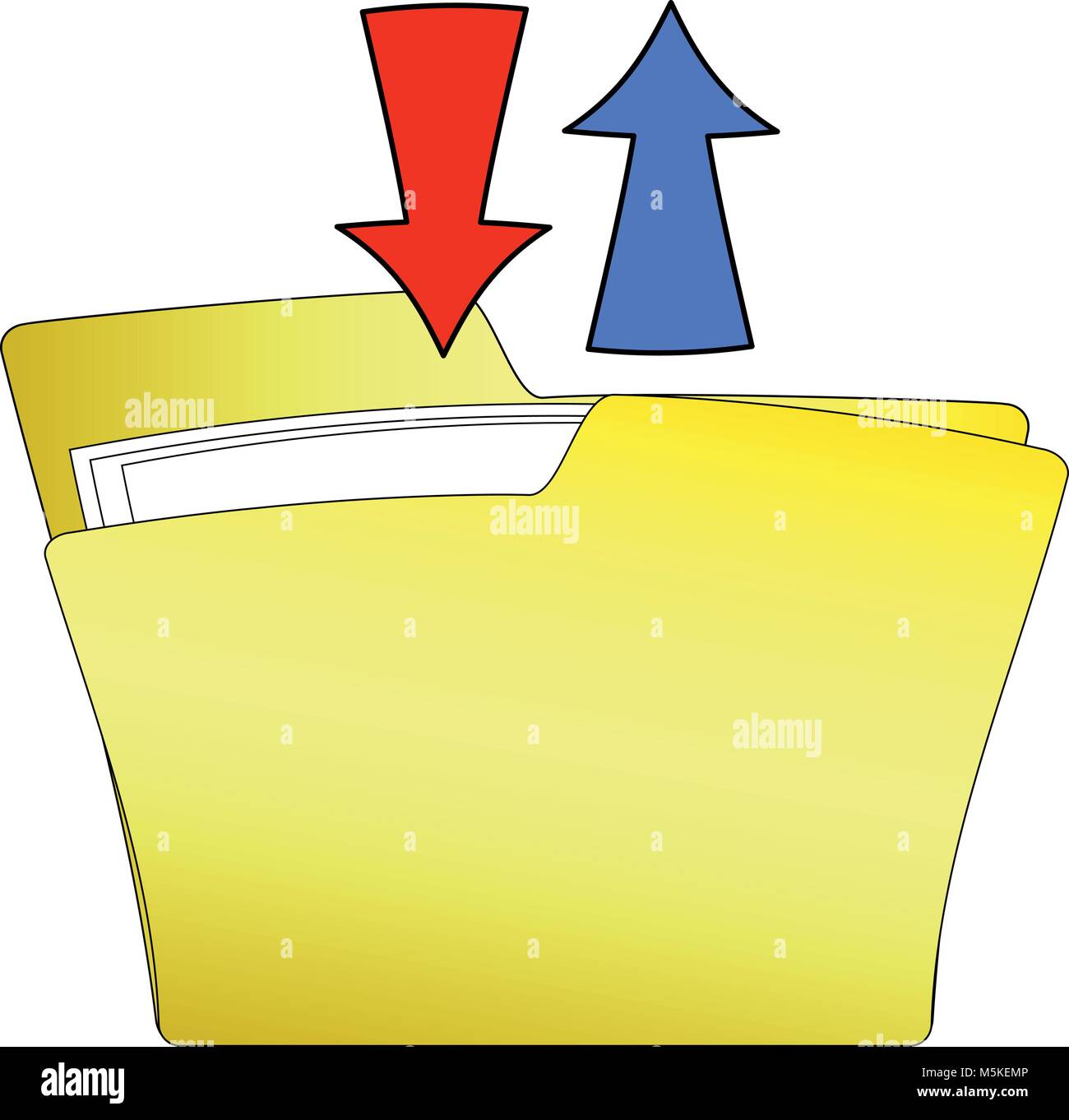 Icon Download and Upload - vector Stock Vector Image & Art - Alamy