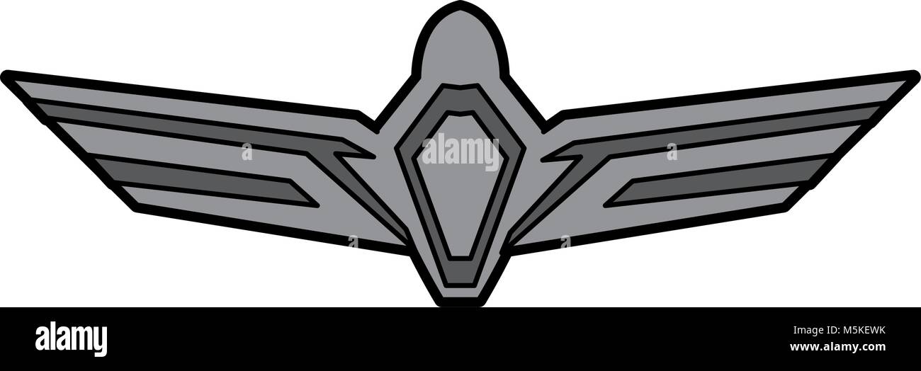 aviation emblem badge military icon Stock Vector Image & Art - Alamy