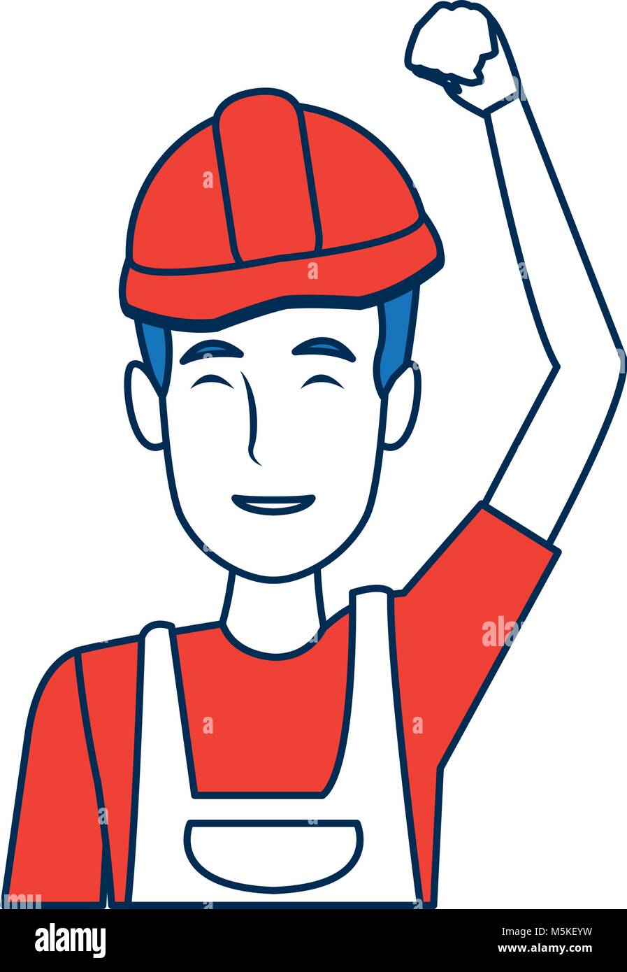 man construction worker labor force contractor occupation job Stock ...