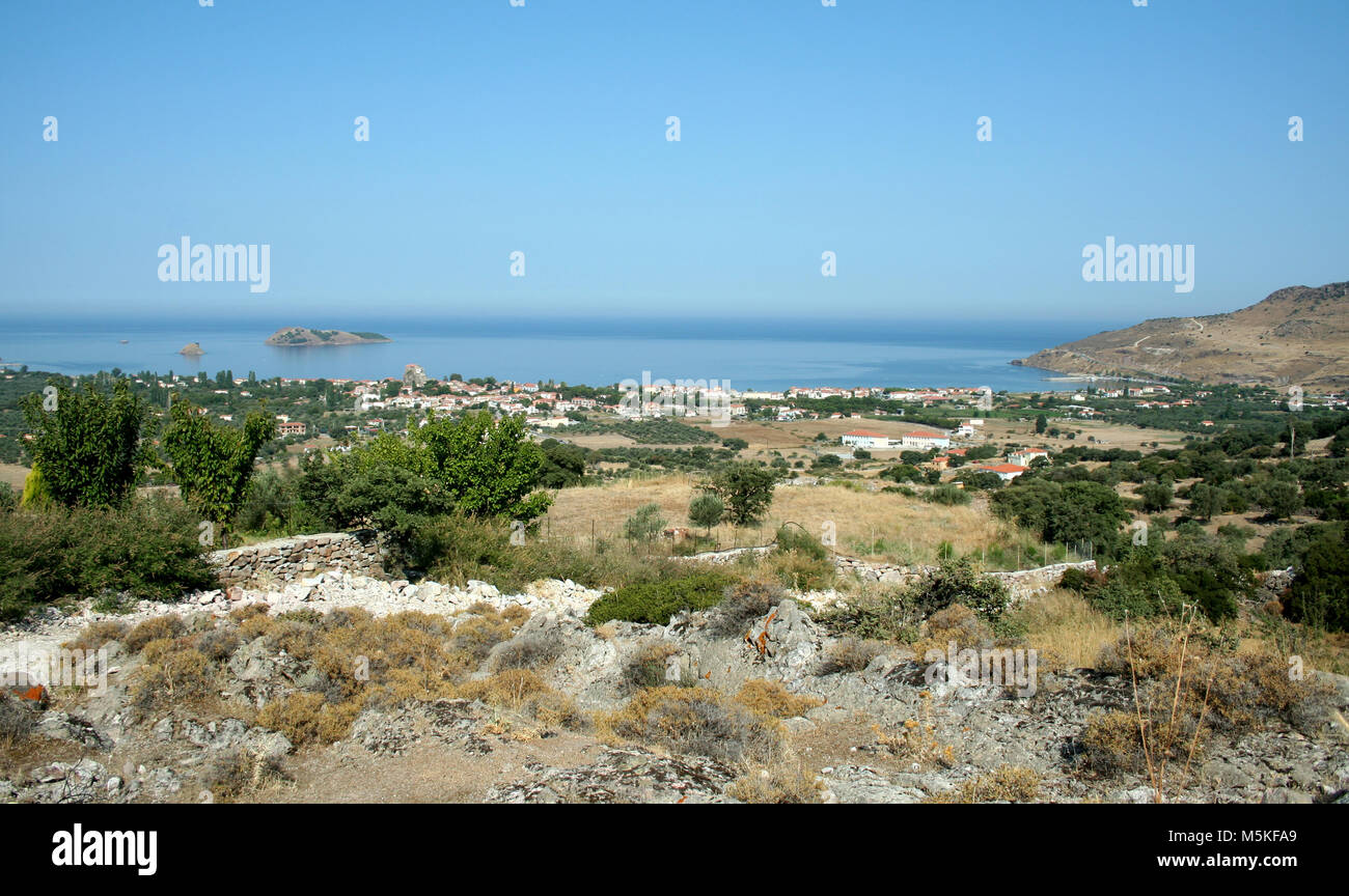 Petra island lesbos greece hi-res stock photography and images - Alamy