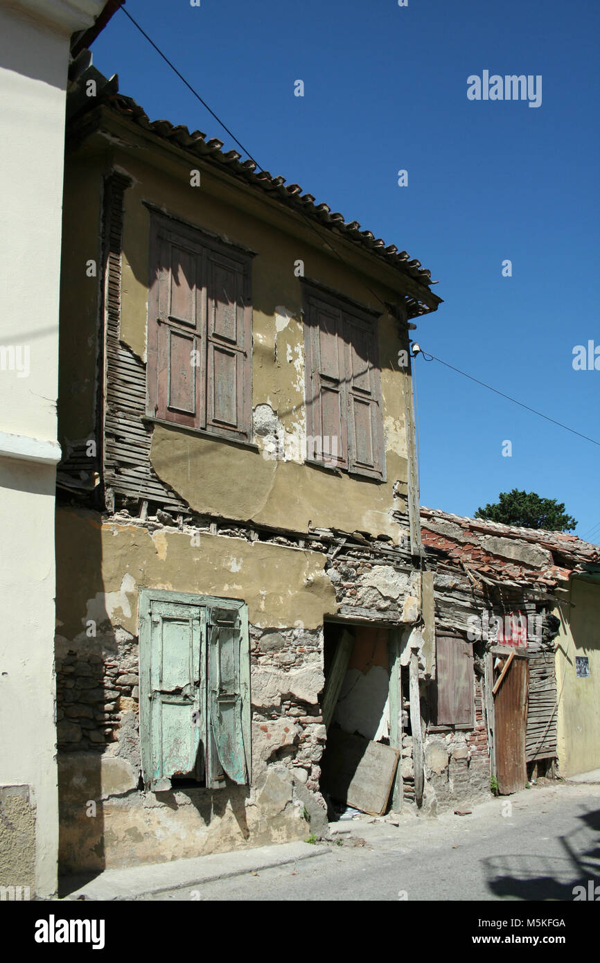 Old abadoned building in a village Stock Photo - Alamy