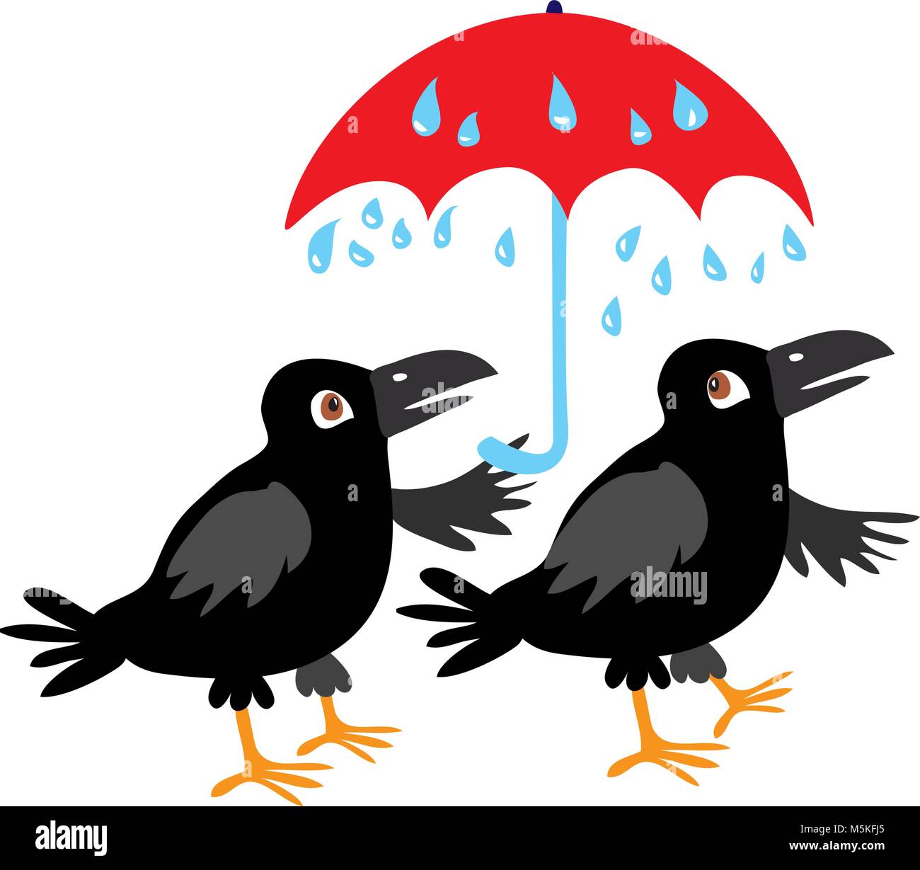 Sheltering birds Stock Vector Images - Alamy