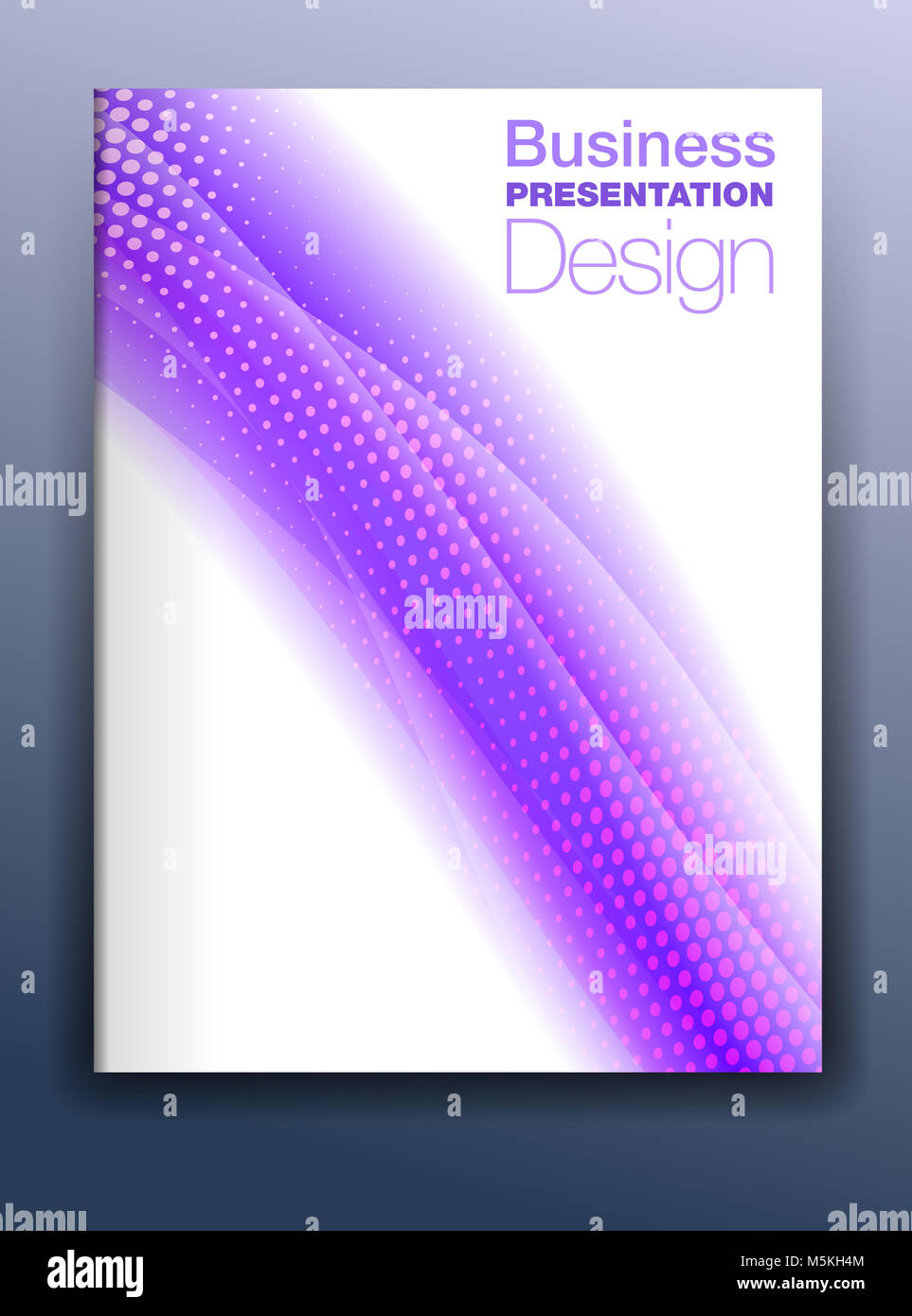 Brochure Purple Cover Template Vector Design for Business Presentation ...
