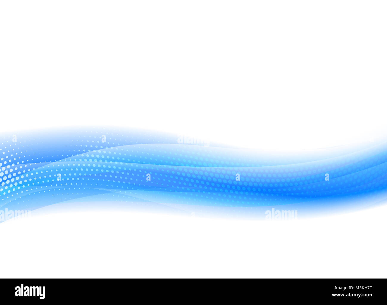 Blue Flowing Abstract Vector Wave Background for Website or Brochure ...
