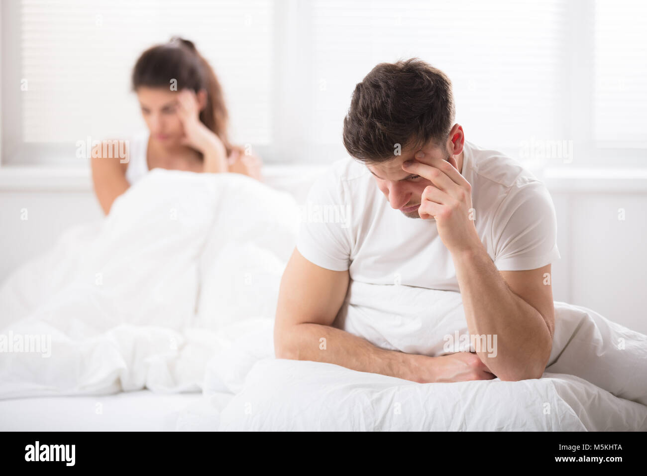 Sad worried young man hi-res stock photography and images - Alamy