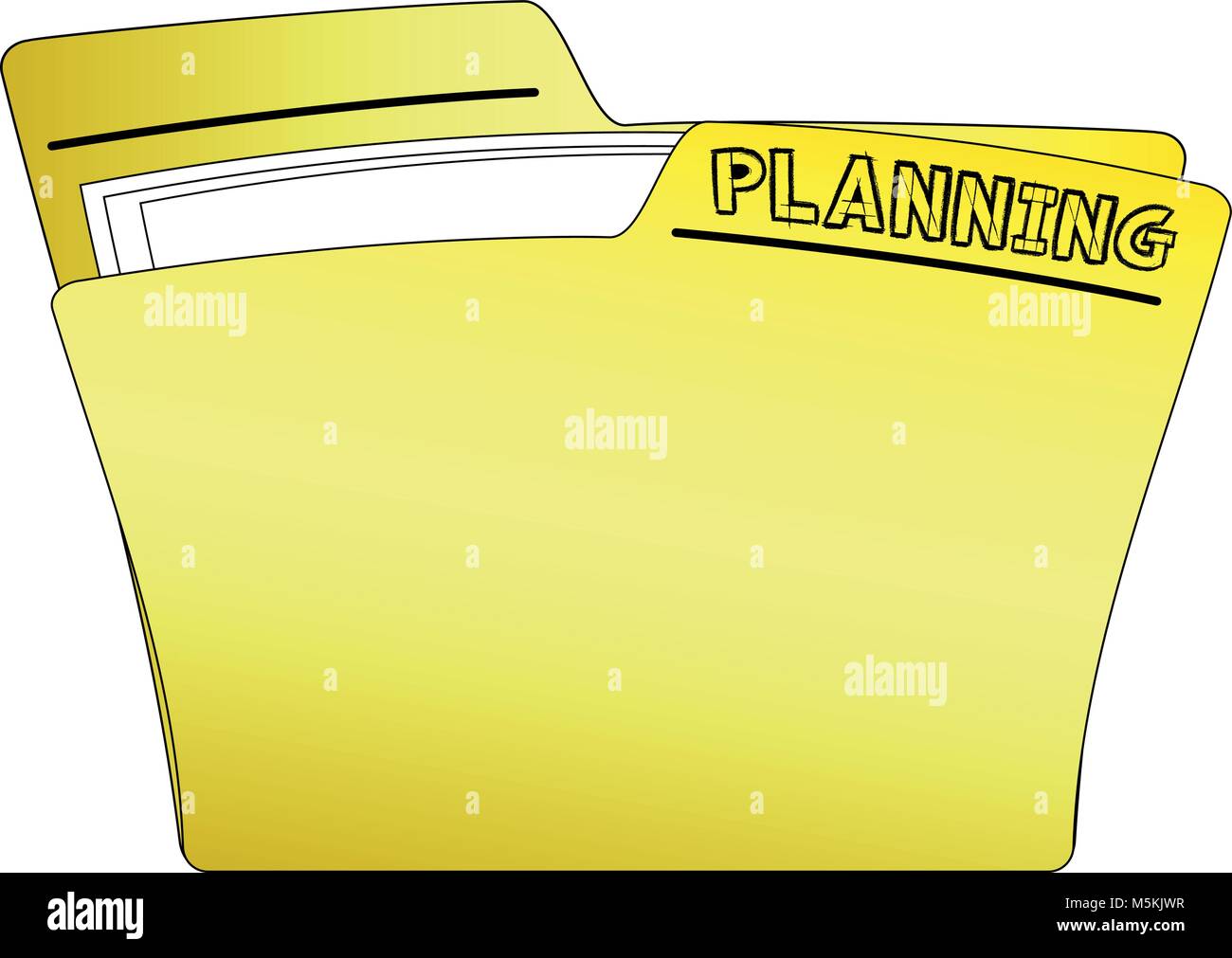 Icon Planning Folder - Vector Stock Vector Image & Art - Alamy