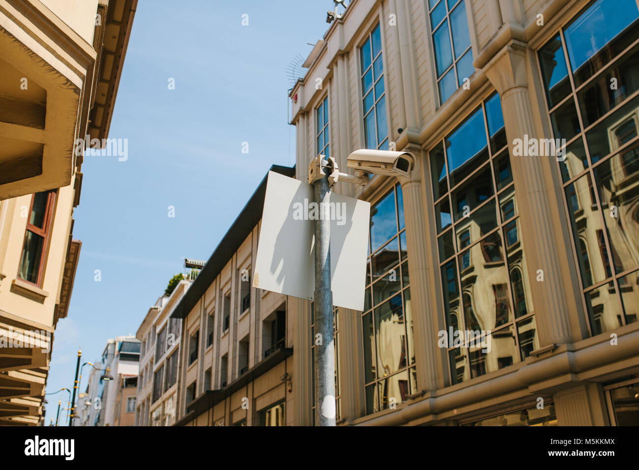 Camera radar fixing speed and recording traffic offenses in Istanbul in ...