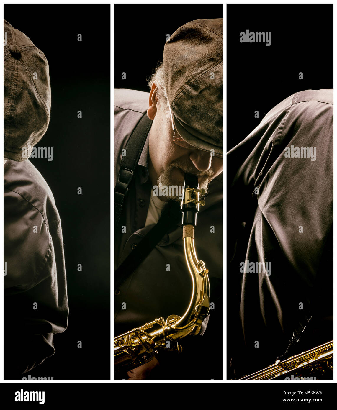 Playing sax hi-res stock photography and images - Alamy