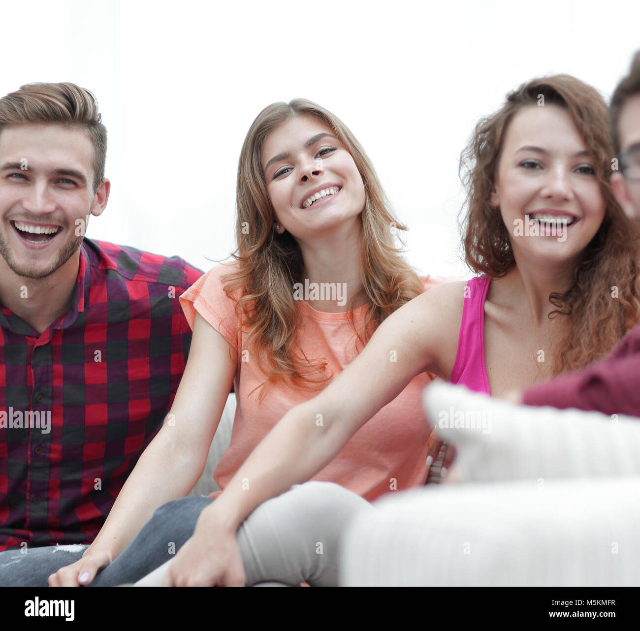 Surprised group people friends looking hi-res stock photography and ...