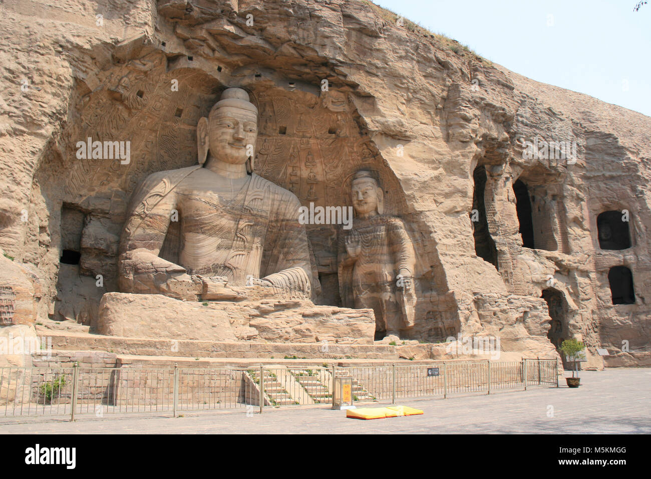 The Yungang caves near Datong (China Stock Photo - Alamy