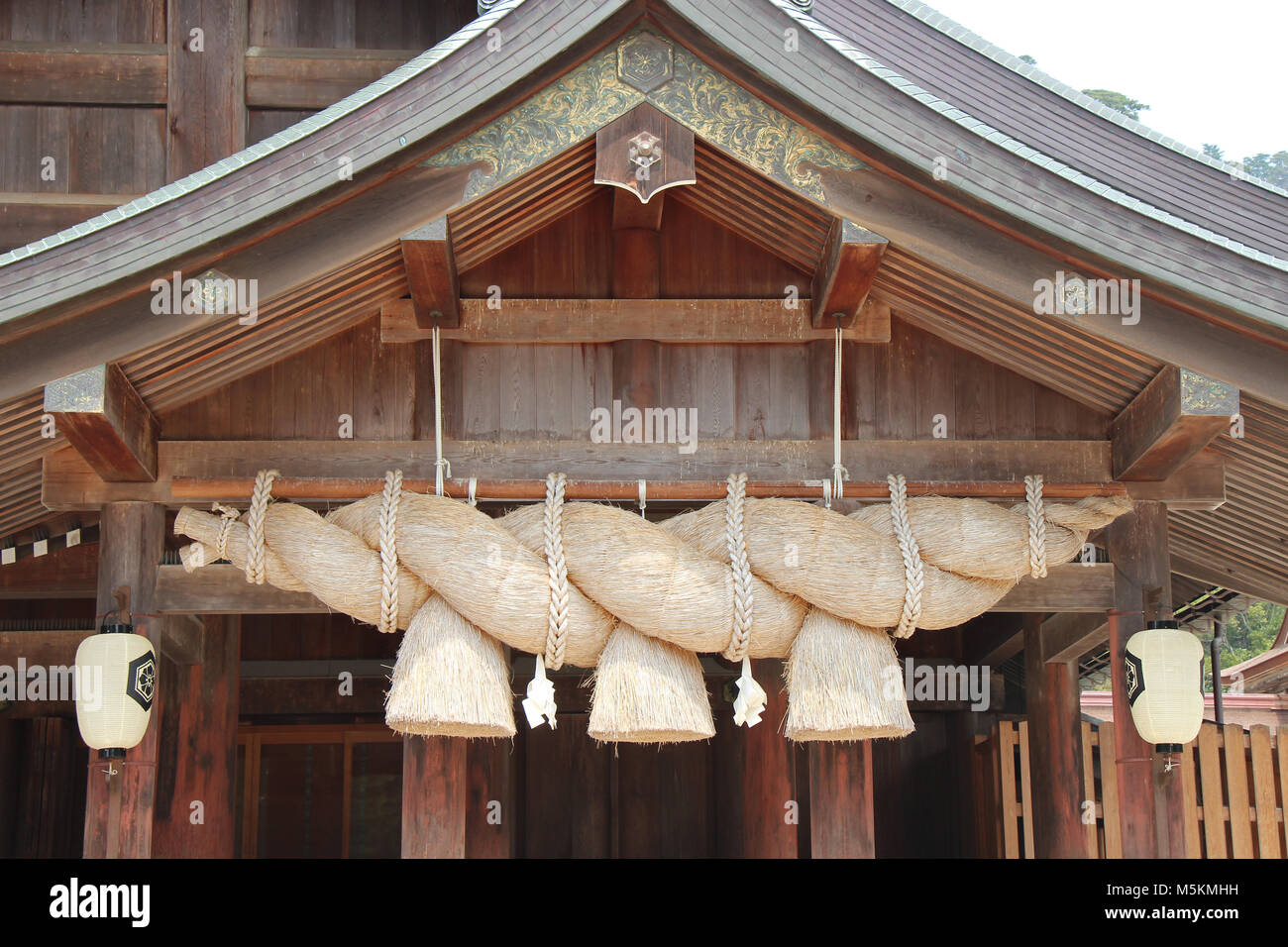 A shintoist temple (Izumo-taisha) in Izumo (Japan Stock Photo - Alamy