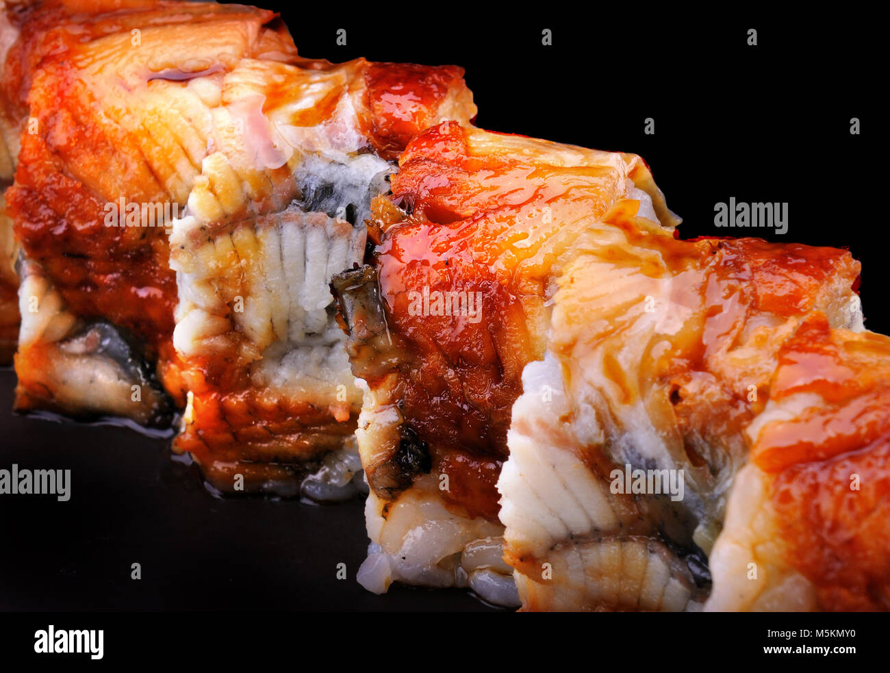 American roll sushi and Japanese rice style Stock Photo - Alamy