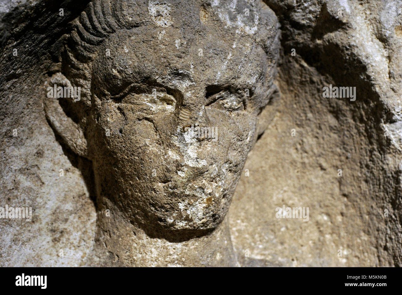 Funeral stele of a freedman whose father had no legal existence. He ...