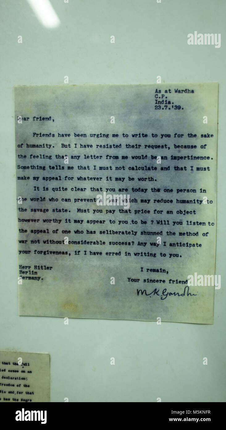 Inside the Ghandi House Museum in Mumbai, India Stock Photo - Alamy
