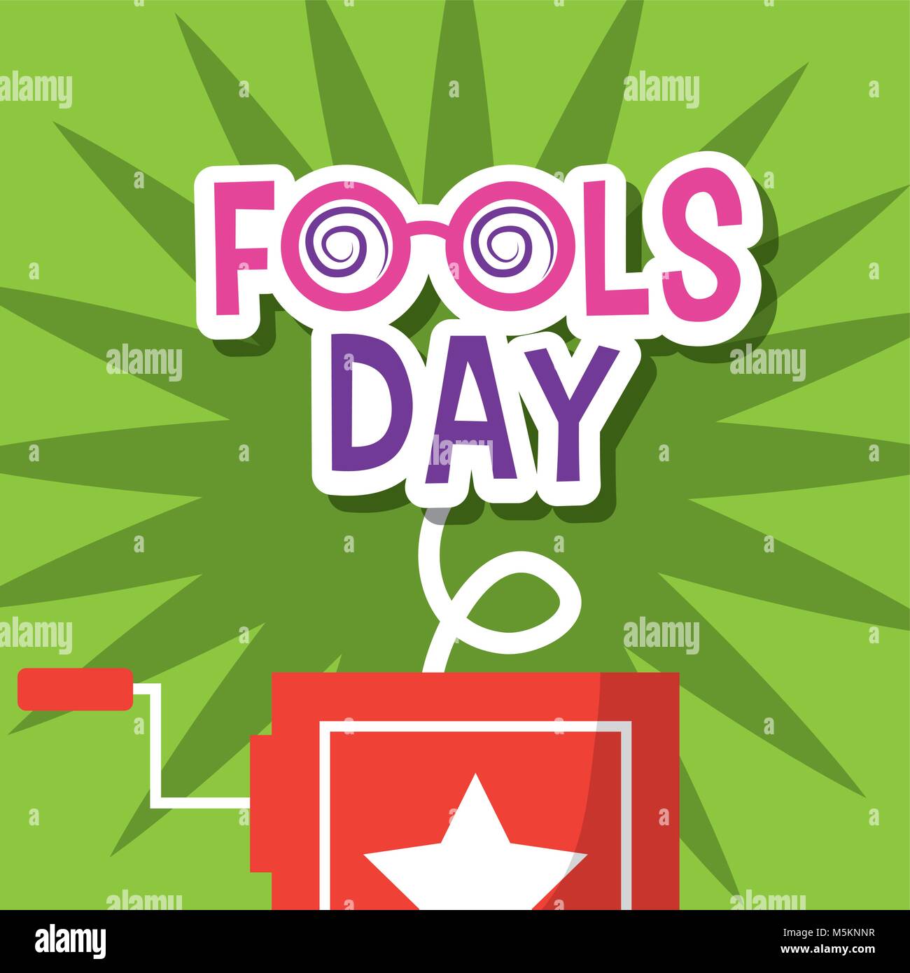 fools day greeting card decoration Stock Vector Image & Art - Alamy
