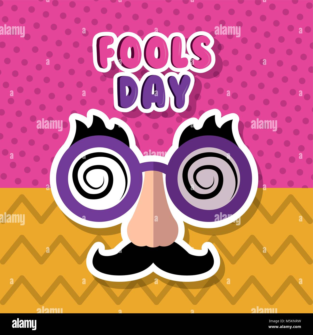 Cartoon april fool mask comic hi-res stock photography and images - Alamy