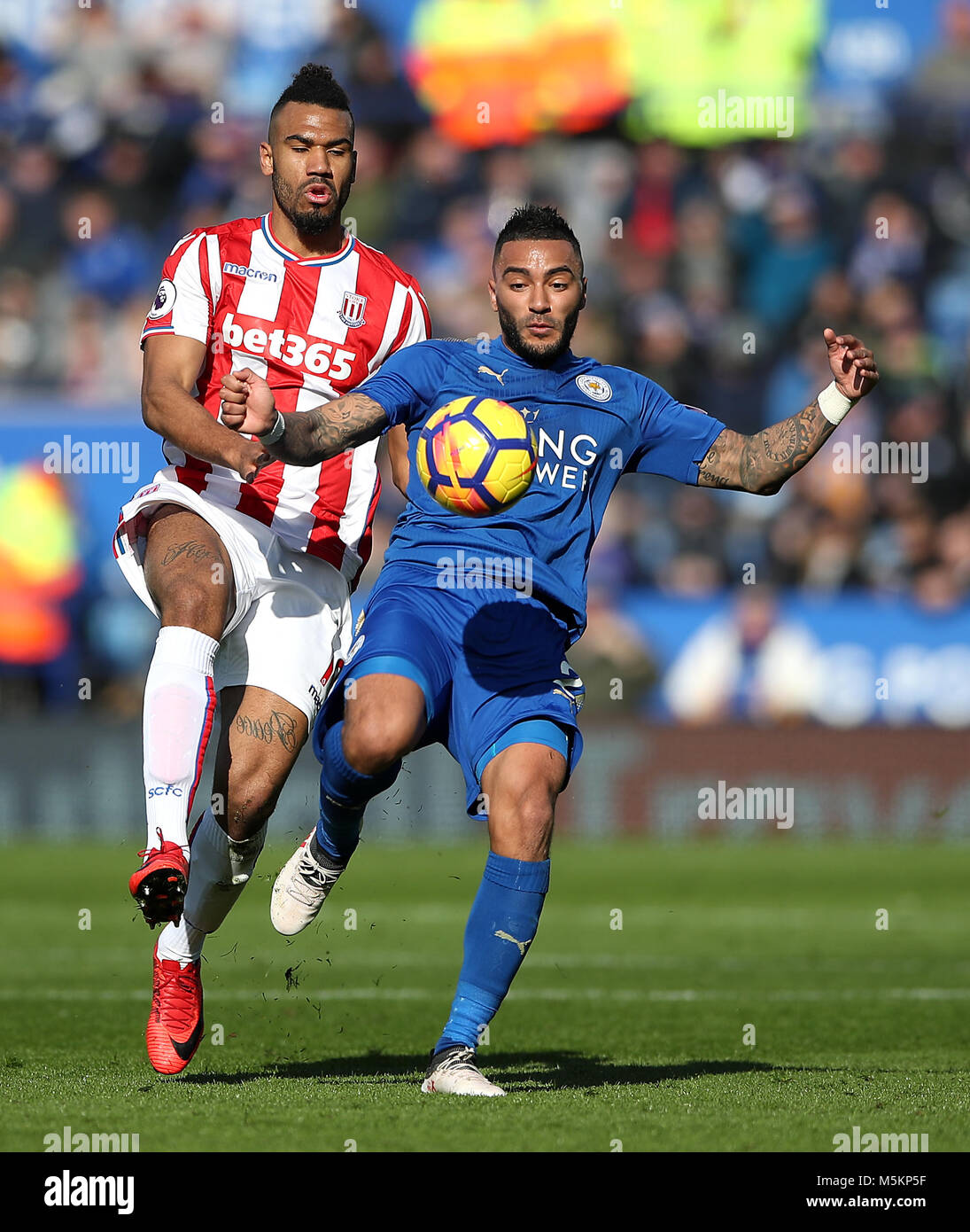 Leicester football club wes morgan hi-res stock photography and images ...
