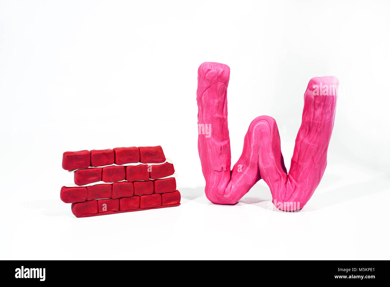Letters made from Play Clay with some visualizations. High quality ...