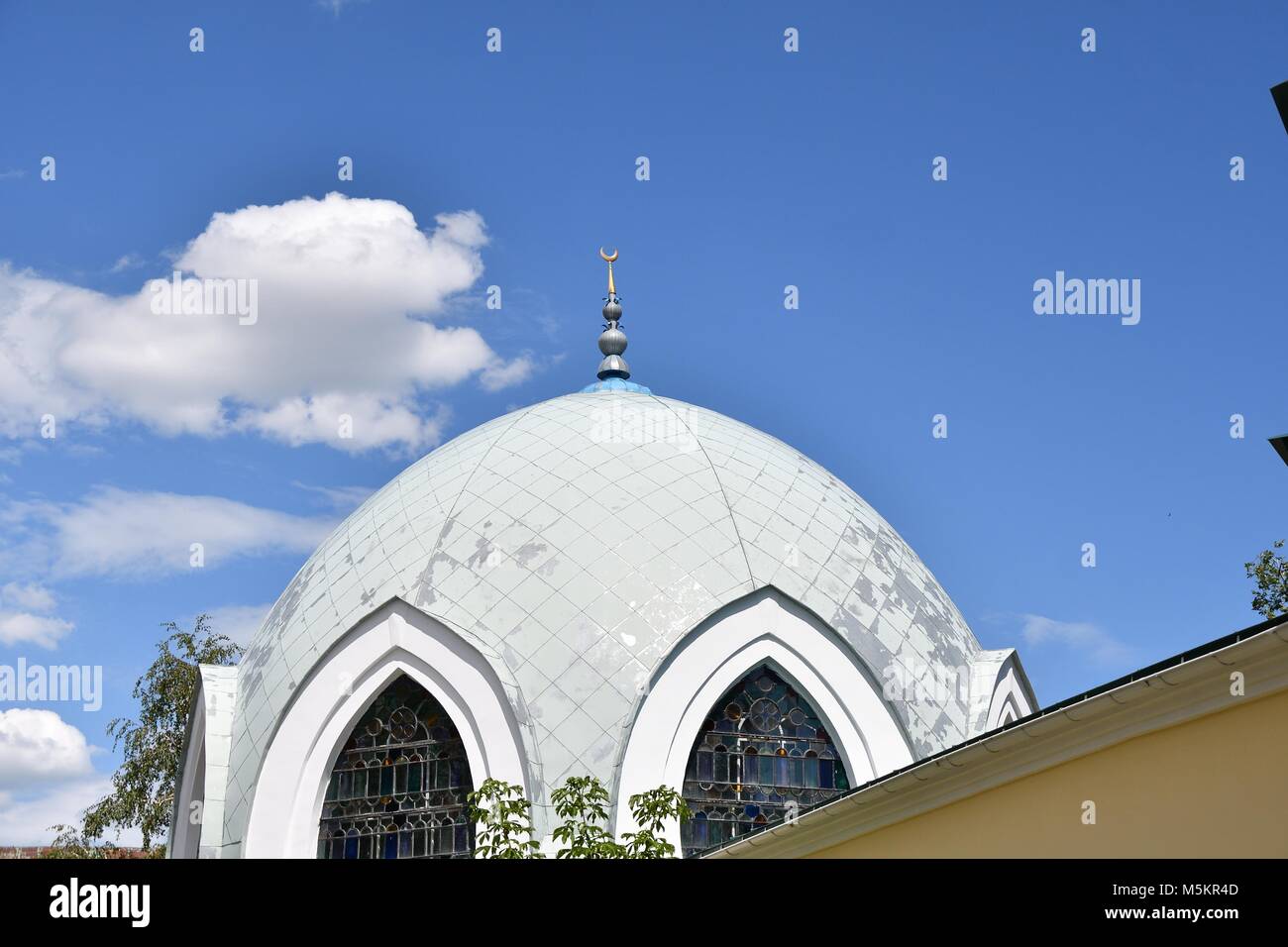 Muslim mosque is an architectural structure for Muslim prayers Stock ...