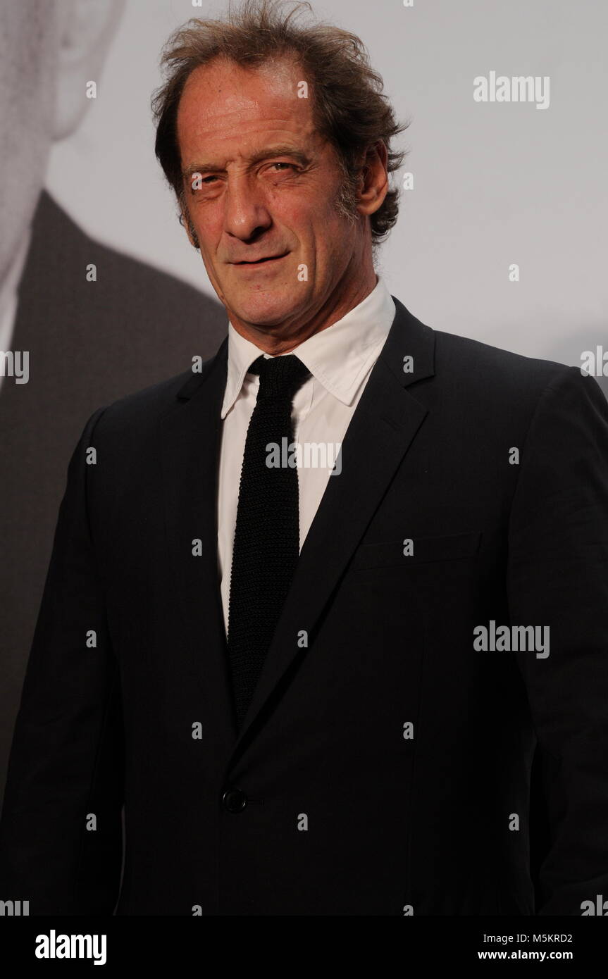 French actor Vincent Lindon attends Opening Night of 2015 Lumiere Film ...