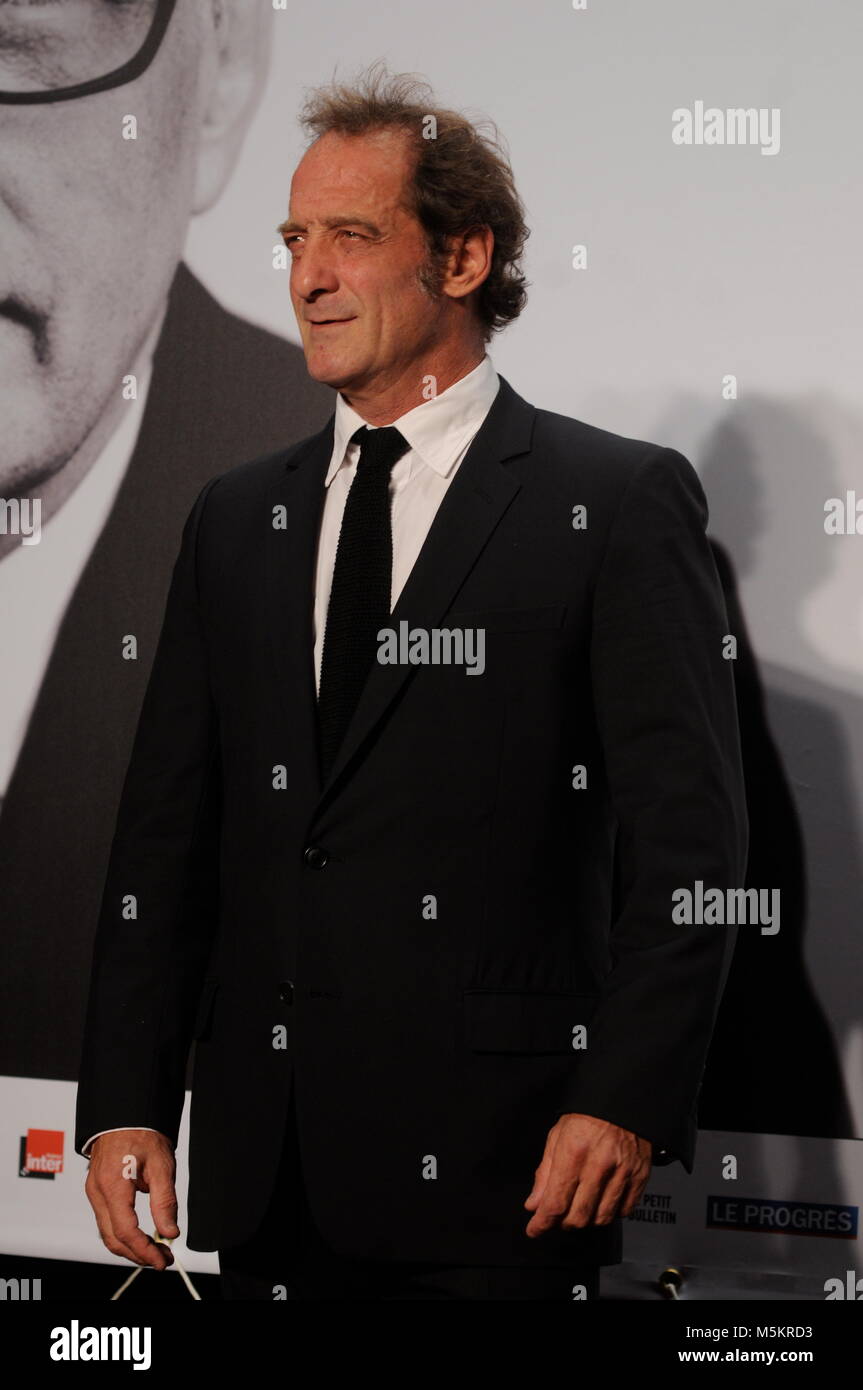 French actor Vincent Lindon attends Opening Night of 2015 Lumiere Film ...