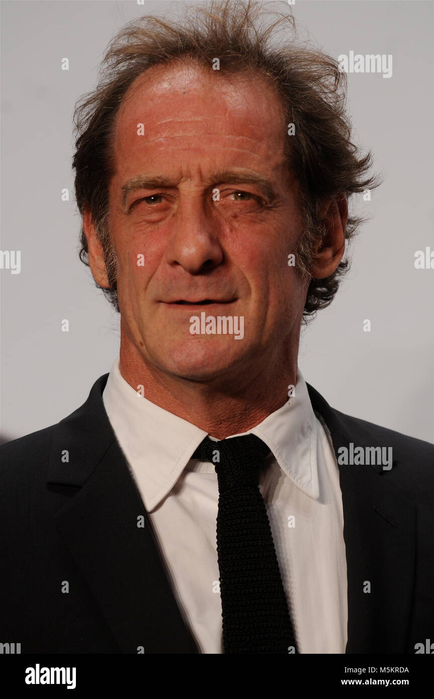French actor Vincent Lindon attends Opening Night of 2015 Lumiere Film ...