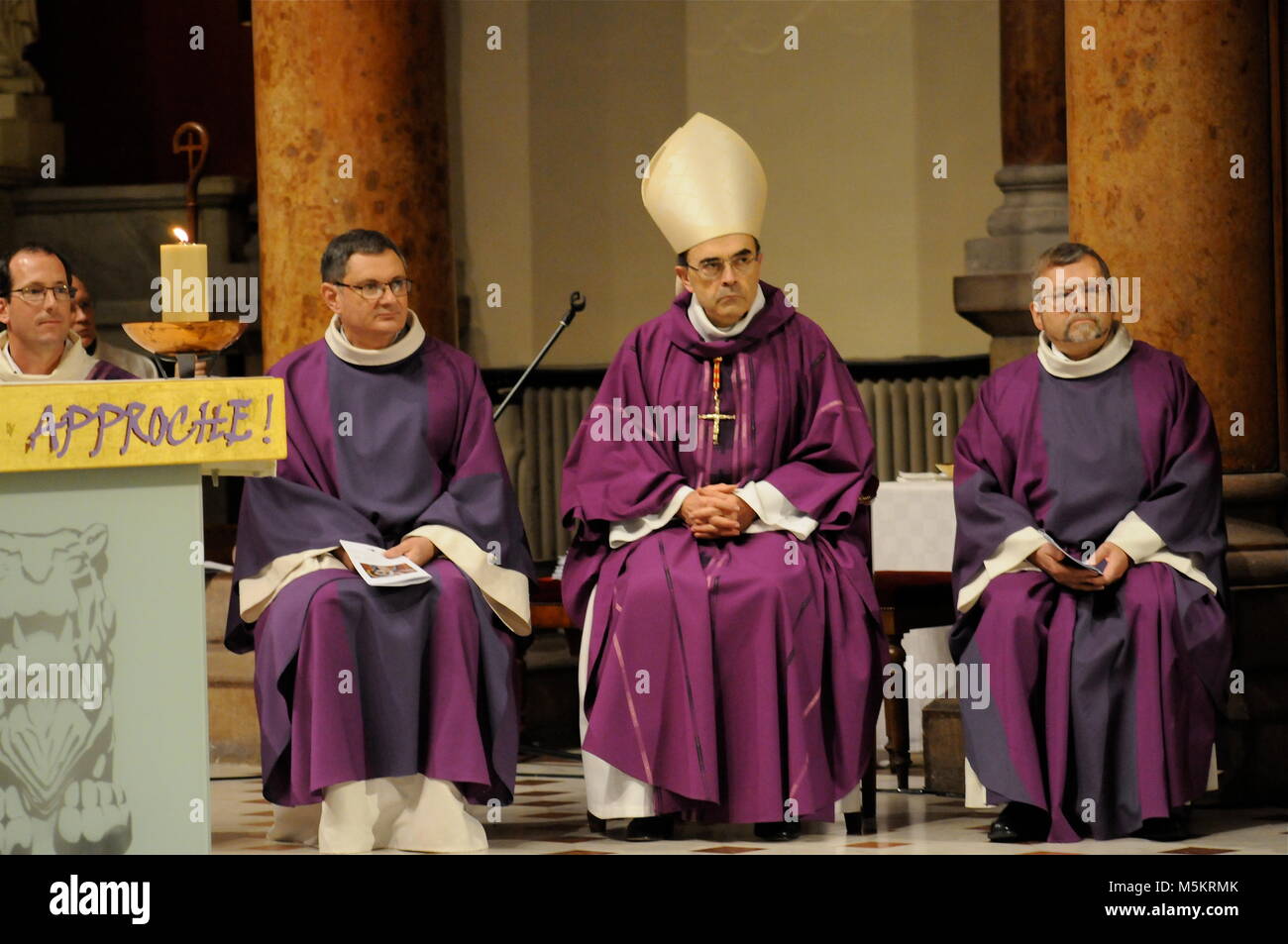 Archbishop Philippe Barbarin attend ceremony held for the 450th ...