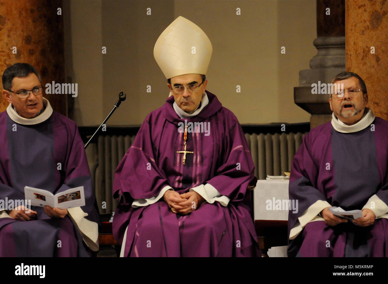 Archbishop Philippe Barbarin attend ceremony held for the 450th ...