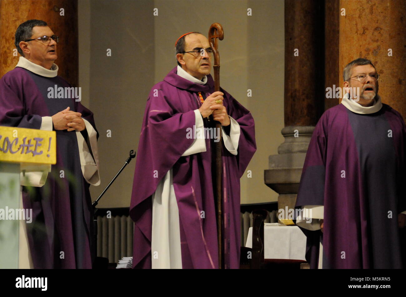Archbishop Philippe Barbarin attend ceremony held for the 450th ...