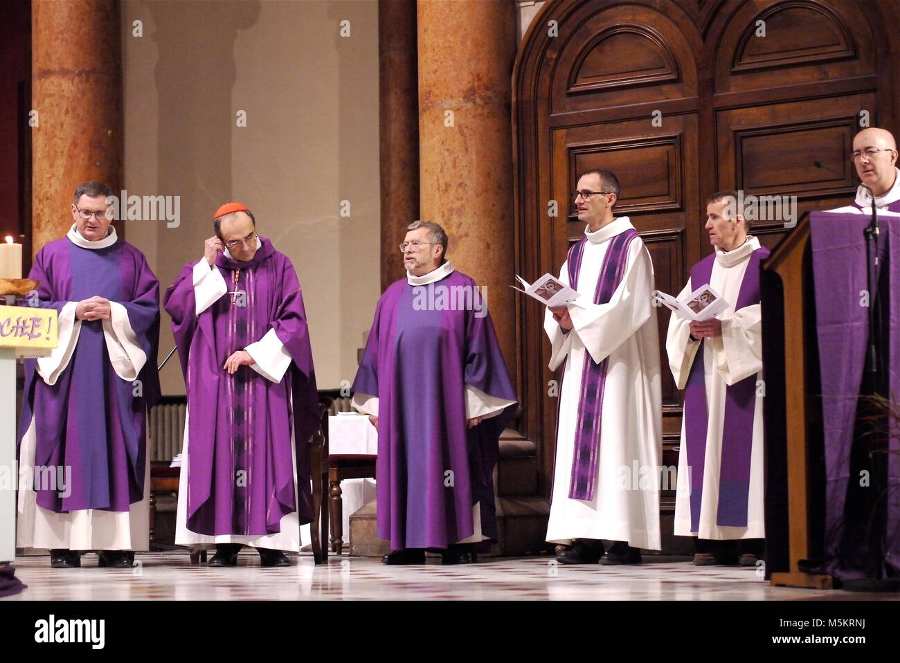 Archbishop Philippe Barbarin attend ceremony held for the 450th ...