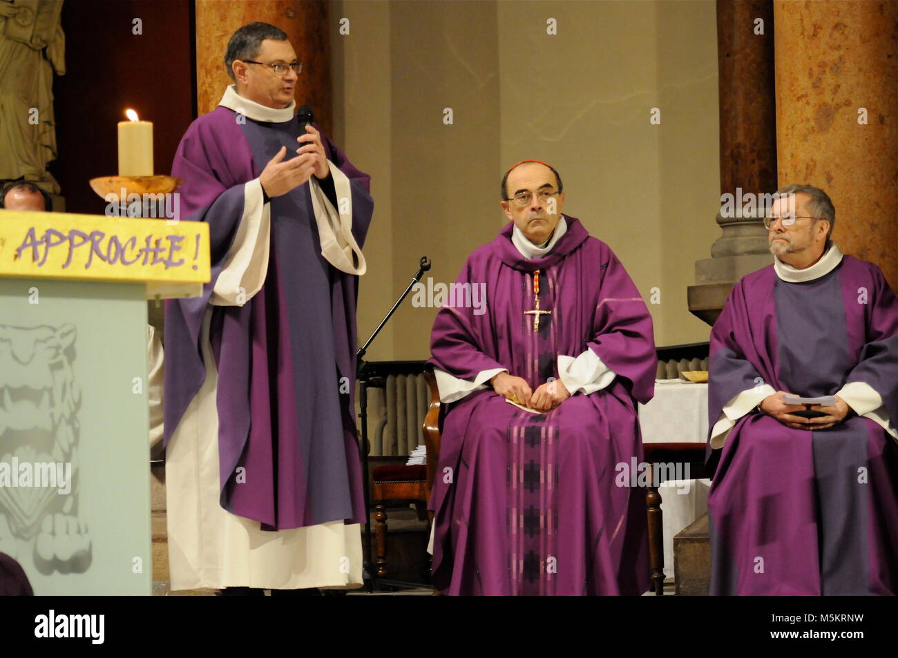 Archbishop Philippe Barbarin attend ceremony held for the 450th ...