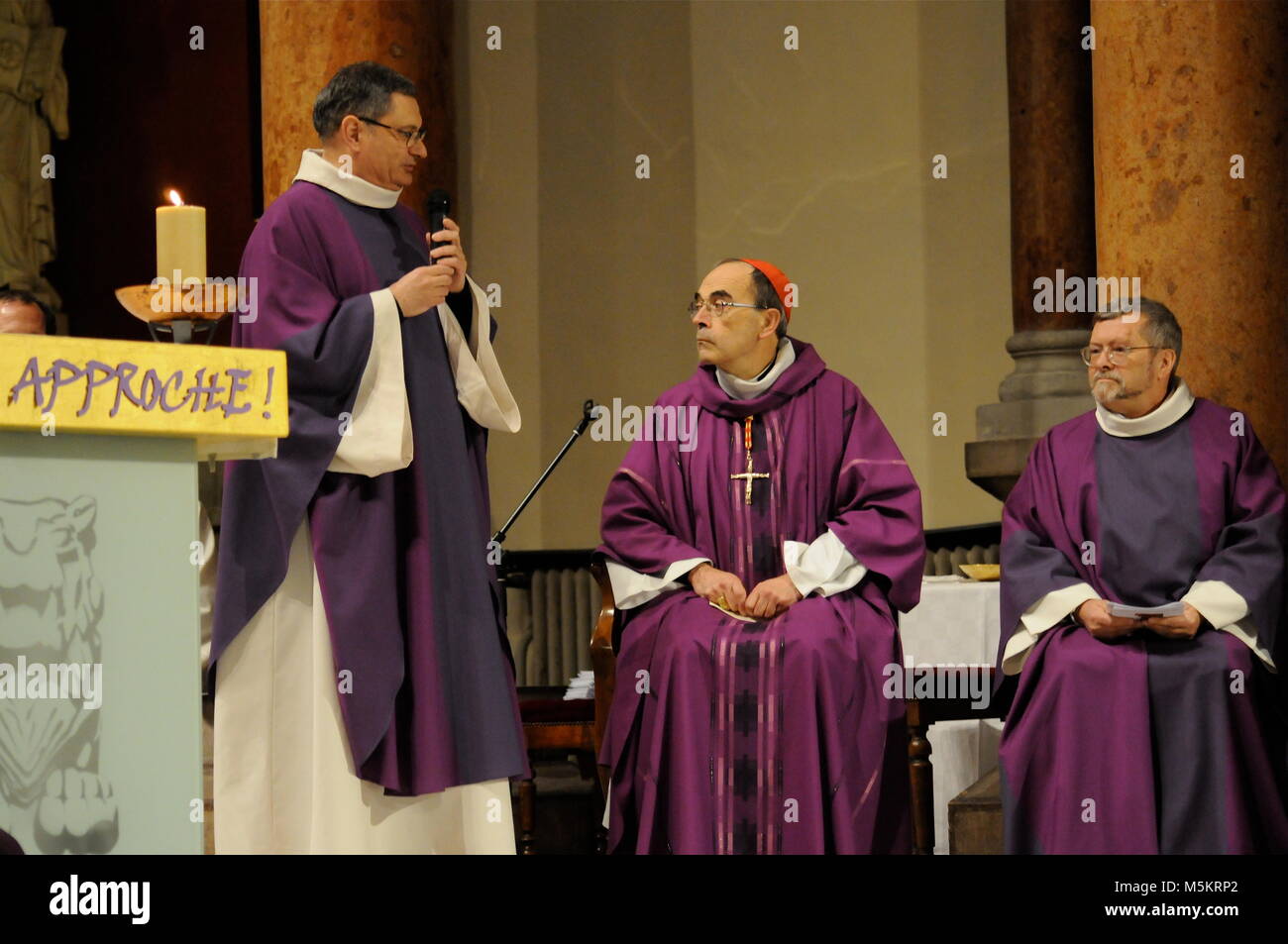 Archbishop Philippe Barbarin attend ceremony held for the 450th ...