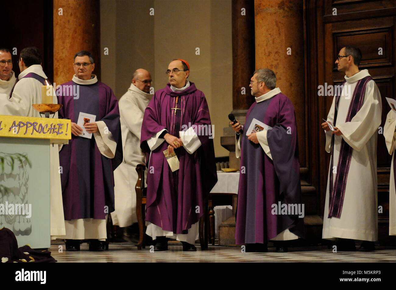 Archbishop Philippe Barbarin attend ceremony held for the 450th ...
