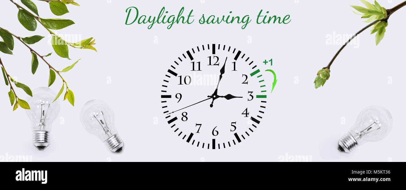 Daylight Saving Time. DST. Wall Clock going to winter time. Turn time ...